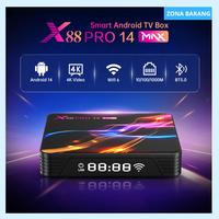 Jual Full Apps x88 PRO S 4Gb Ram 64Gb Rom UHD 6K/8K Android 10 Smart TV ...