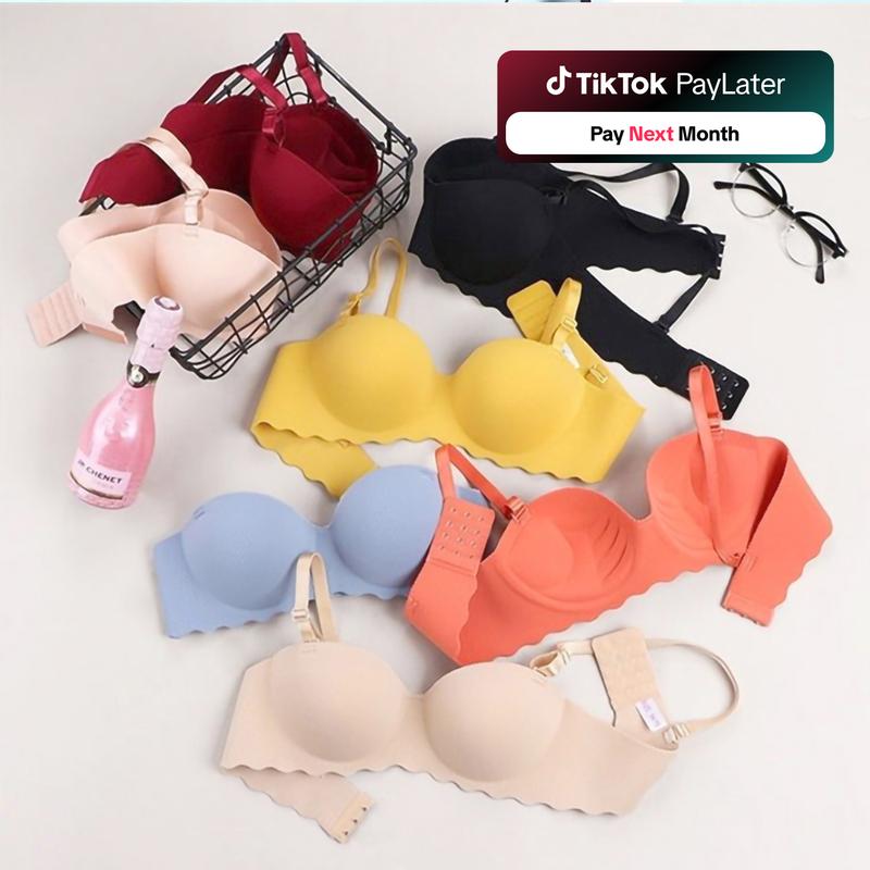 Umiwear New bra Seamless Breathable Strapless Nonwire Push u - TikTok ...