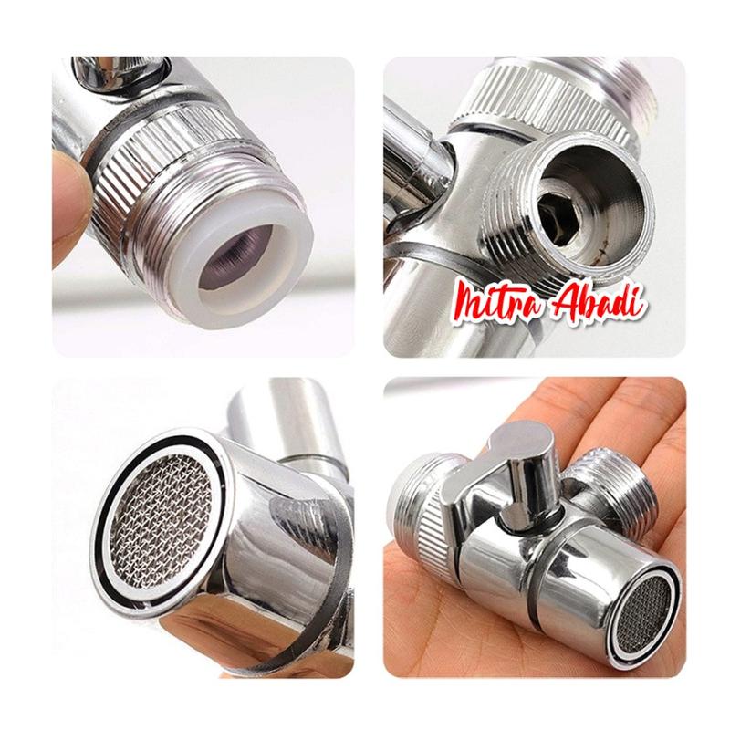 Stop Keran / Ball Valve 1/2" Cabang 3 Divider 3 Ways - Shop | Tokopedia