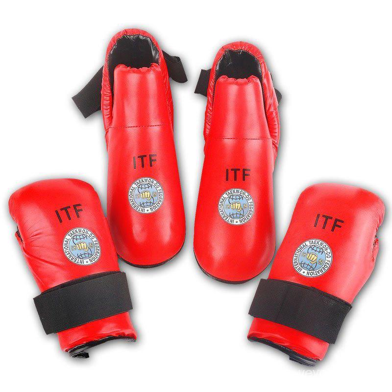ITF Set Glove And Boots For Taekwondo ITF Sparring Set !! - TikTok Shop ...