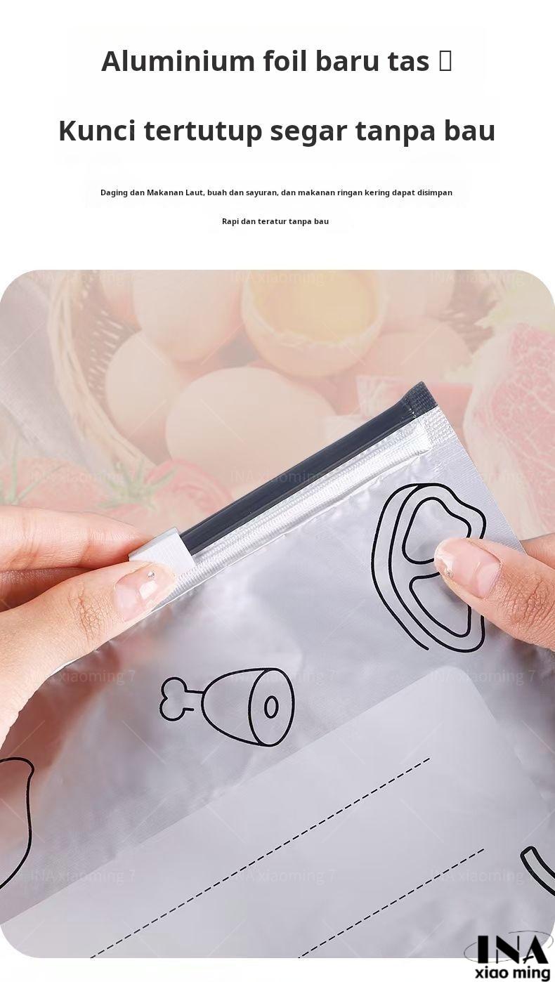 Food Storage Bags Airtight Seal Reusable Aluminum Foil Freezer ...