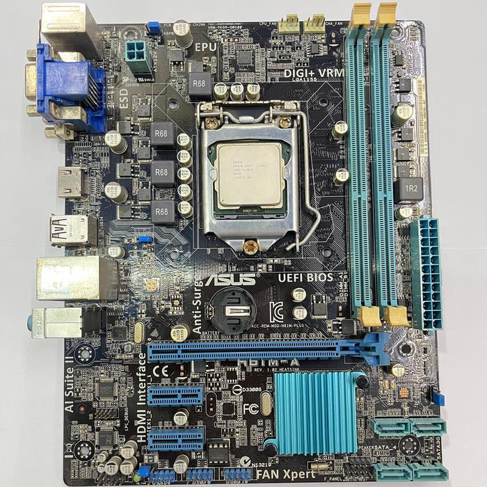 Jual Paket Motherboard H61 M-A ASUS+Proc i3 2100 Second - Jakarta Pusat ...