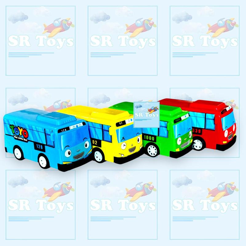 Mainan Bus Tayo RKC isi 4 Warna Lengkap Hemat - Mainan Anak-anak - Shop ...