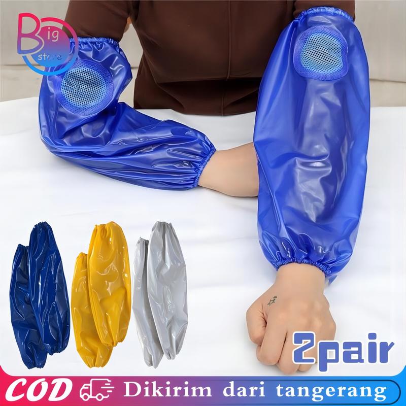 2pasang Apron Tangan Panjang PVC Apron Manset Anti Air Minya - Shop ...