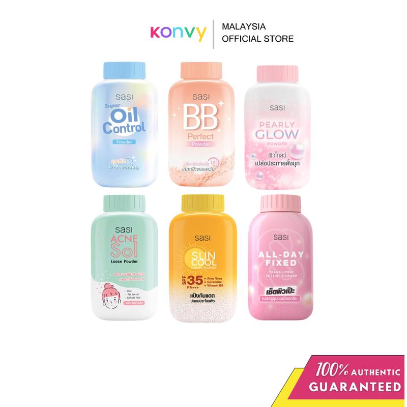SASI Powder 50g # Acne Sol Loose / # Super Oil Control / # Sun - TikTok ...