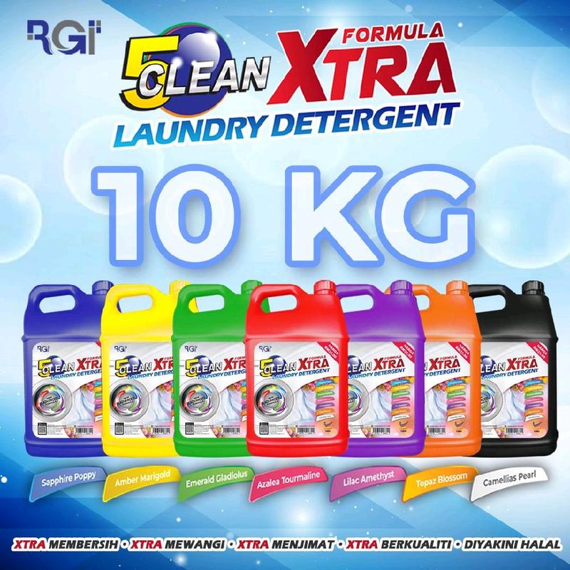 Sabun Dobi Viral 5CLEAN XTRA 10KG - TikTok Shop Malaysia