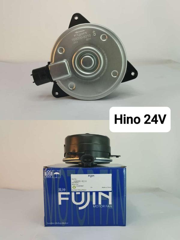 Motor Fan 168000-8210 (24V) Hino. Original Asli Fujin - Garansi 2 Bulan ...