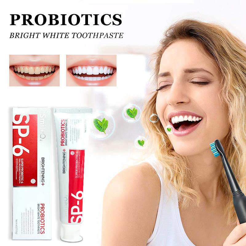 【9.9 for 2】SP6, Probiotic Whitening, Brightening toothpaste, - TikTok ...
