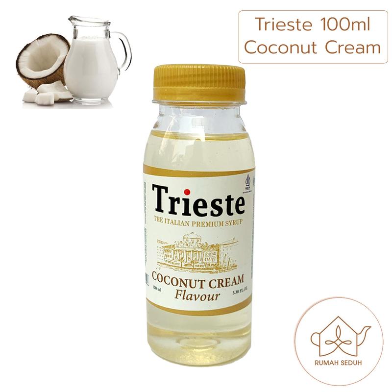 100mL Trieste Coconut Cream Syrup - Sirup Santan Kelapa - Shop | Tokopedia
