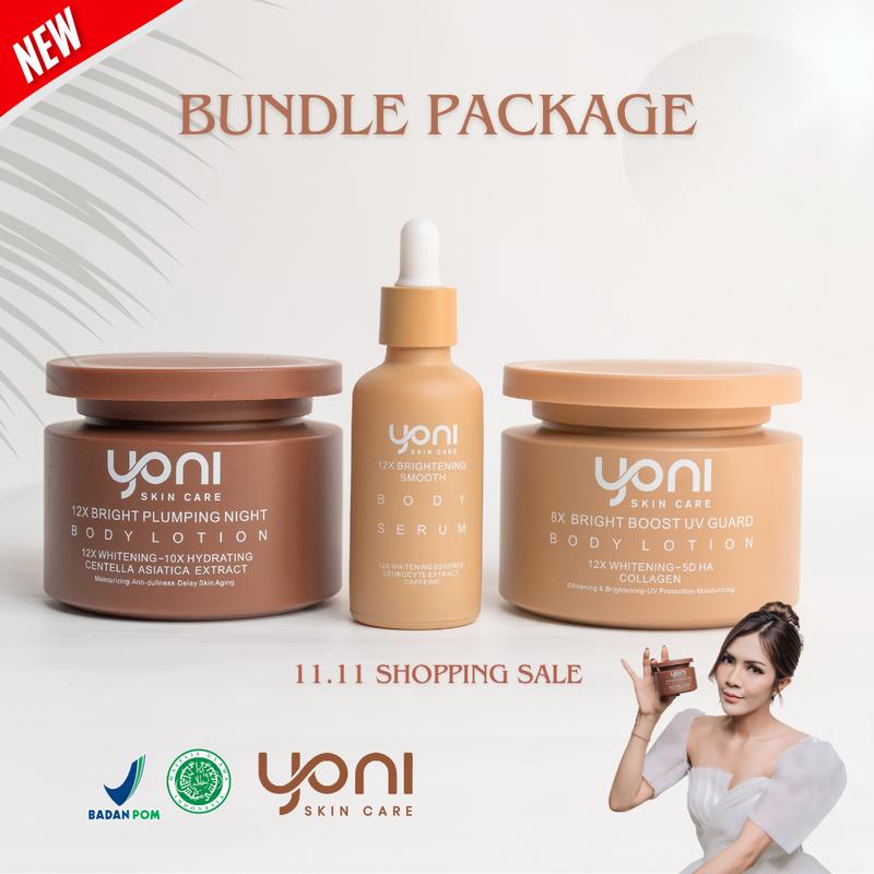 YONI - (paket combo) 1 Body Lotion Night + 1 Body Serum Whitening - Shop | Tokopedia