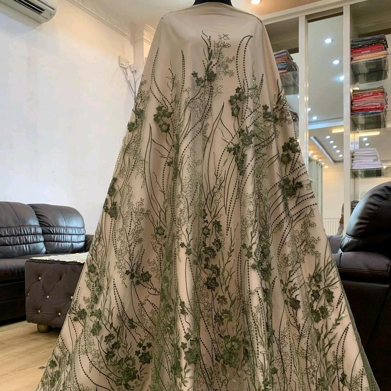 Kain brokat payet bunga akar 95 - Shop | Tokopedia