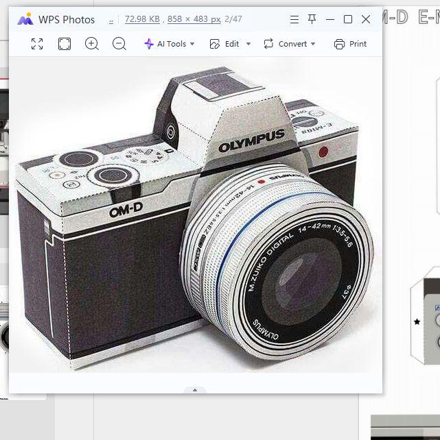 camera Olympus emark mark III papercraft - Shop | Tokopedia
