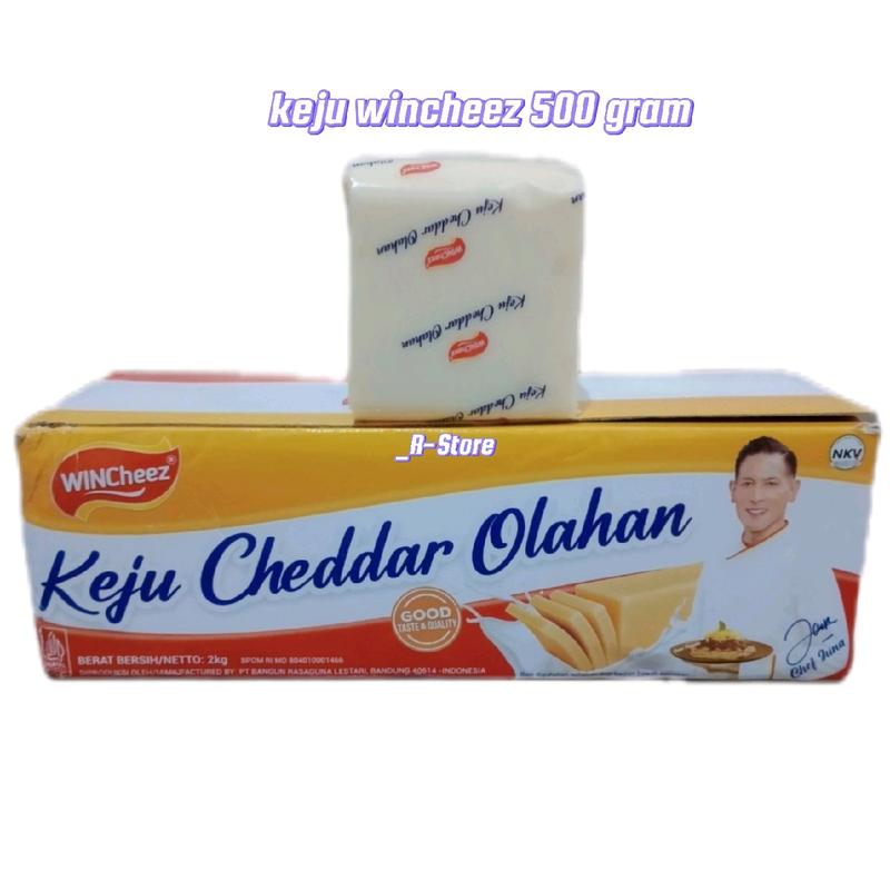 Keju wincheez cheddar 500 gram/Keju olahan Cheese Powder Bahan - Shop ...