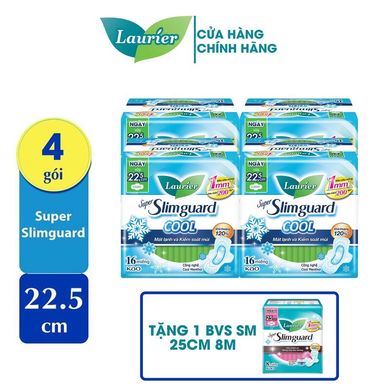 [COMBO 4-TẶNG BVS 25CM 8M] Laurier Băng vệ sinh Siêu Mỏng 1m - TikTok ...