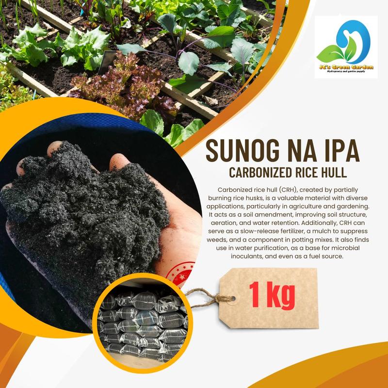 (1KILO) Carbonized Rice Hull/High Quality (Sunog na Ipa)(Fin - TikTok ...