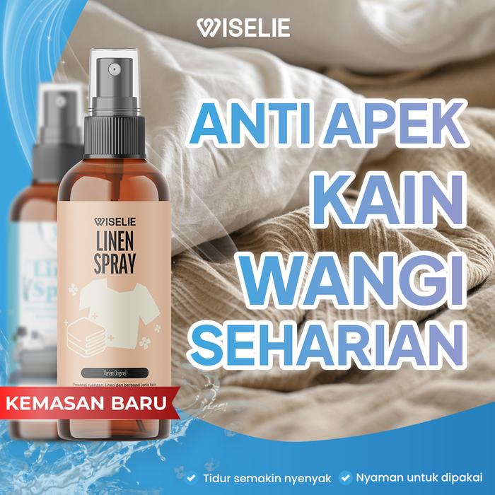 Promo Wiselie - Linen spray Anti bau Disenfektan Kasur, kain selimut ...