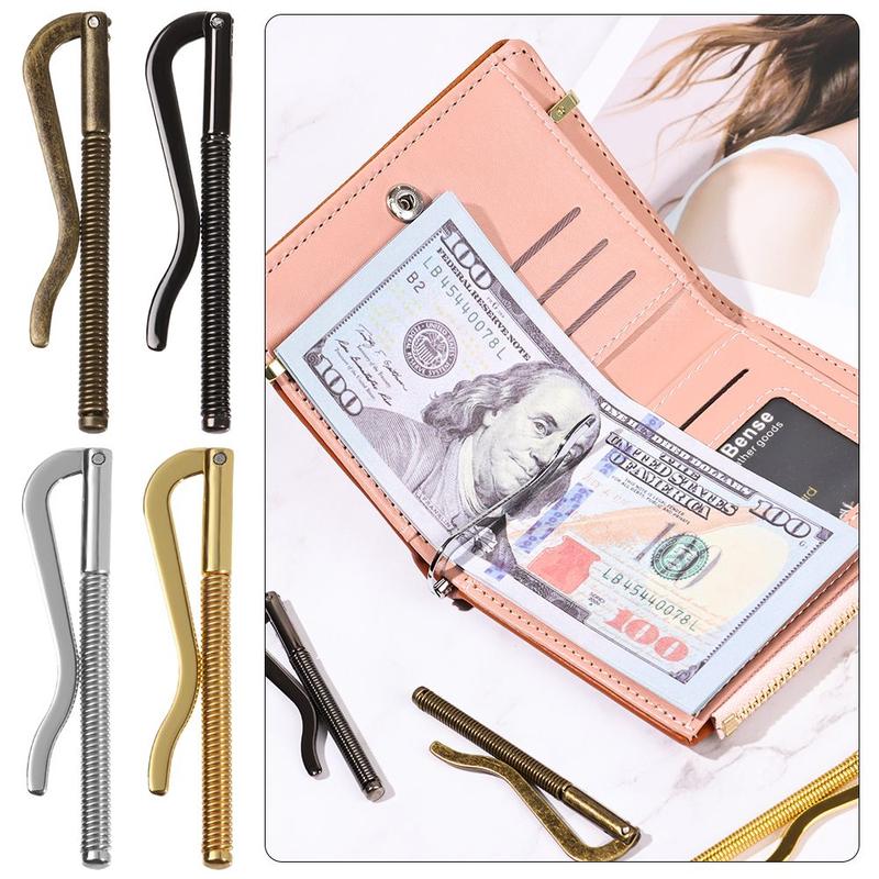 Dompet Bar Klip Wang Bifold Logam Baharu Gantikan Bahagian Pengapit ...