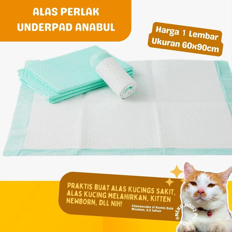 Perlak Underpad Alas Kucing Anjing 60x90cm Alas Kucing Melahirkan ...