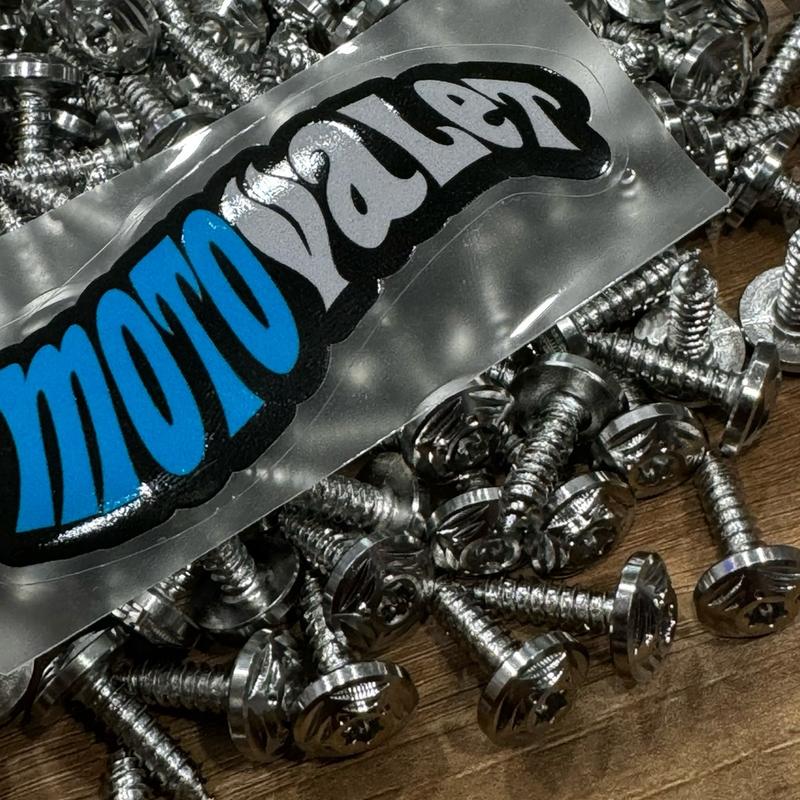 CNC Screw Stainless Steel 5 Li 304 Star Design For Coverset Yamaha & Red Washer - TikTok Shop ...