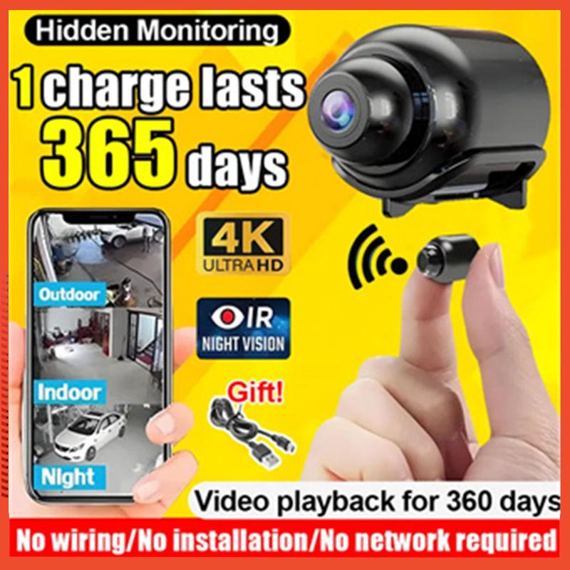Mini Camera 4K HD Dukungan sudut lebar Mini CCTV WiFi IP Camera - Shop ...