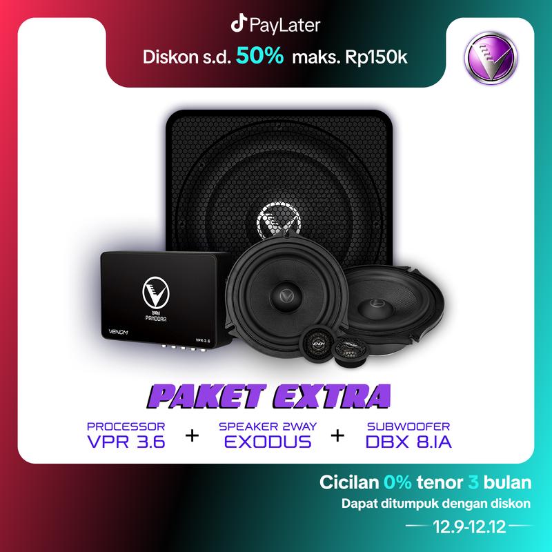 Venom Express Exodus Extra 5 VPR 3.6 + Speaker Exodus + DBX 8.1A - Shop | Tokopedia