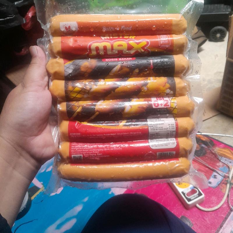 Sosis bakar MISTER MAX isi 8pcs Frozen - Shop | Tokopedia