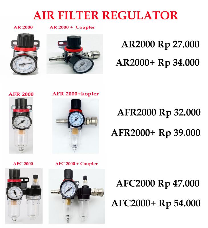 Air Filter Regulator Atau Saringan Kompresor Angin Pengatur Tekanan ...