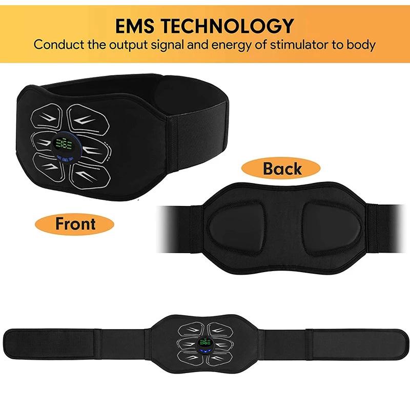 New EMS Muscle Stimulation Belt Vibration ABS Abdominal - Shop | Tokopedia