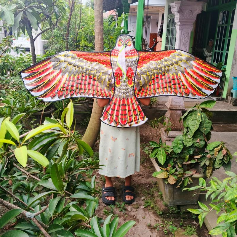 Larisss Layang-layang parasit dan bahan fiber tidak mudah robek mainan ...