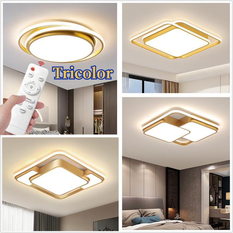 Lampu Siling LED, Reka Bentuk Moden, Dengan Alat Kawalan Jauh, - TikTok ...