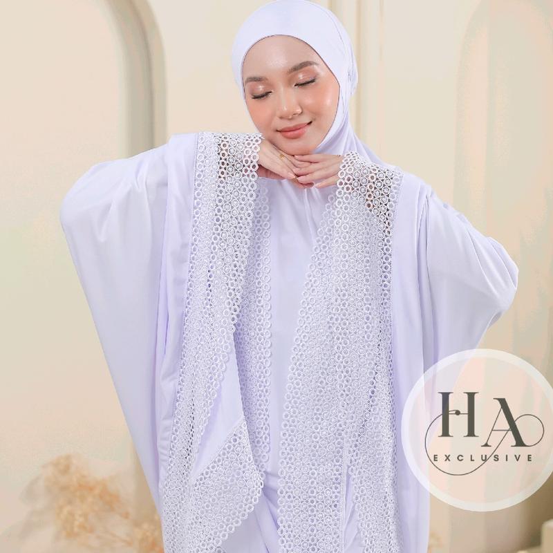 TELEKUNG FATIMAH PLEATED SOFT SILK TELEKUNG SOFT AWNING LACE - TikTok ...