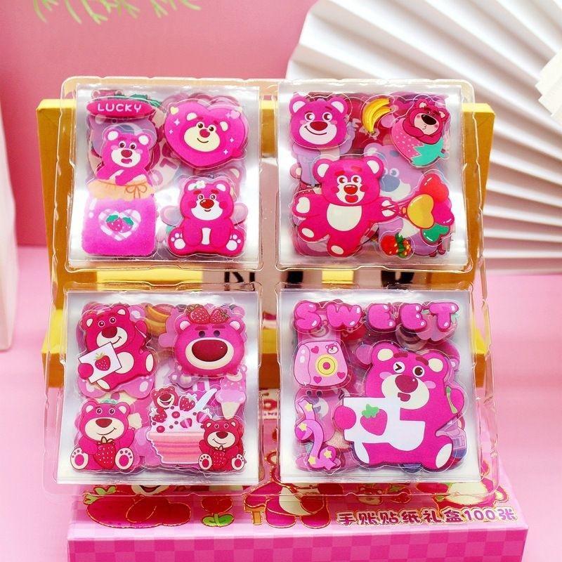 100 Lembar Stiker Lucu 2D Sanrio Karakter Kuromi Momo Frozen Roblox ...