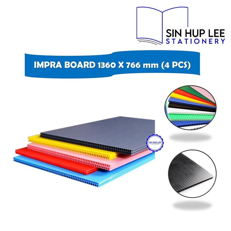 Impra Board 1360mm x 766mm (4pcs) Plastic Board /PP Straw Board ...