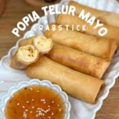 Popia/Risol Crab Stick Mayo Telur dengan Sos Cili 5pcs - Makanan ...