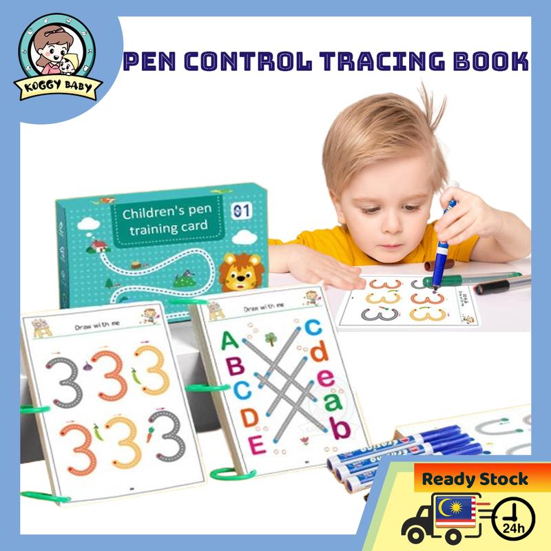 KOGGY Kid Tracing Workbook with Erasable Pen Control Educational ...