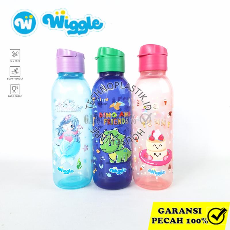 Wiggle Sporty Fliptop Bottle Sport 530ml | Botol Minum Anak Pink - Shop ...