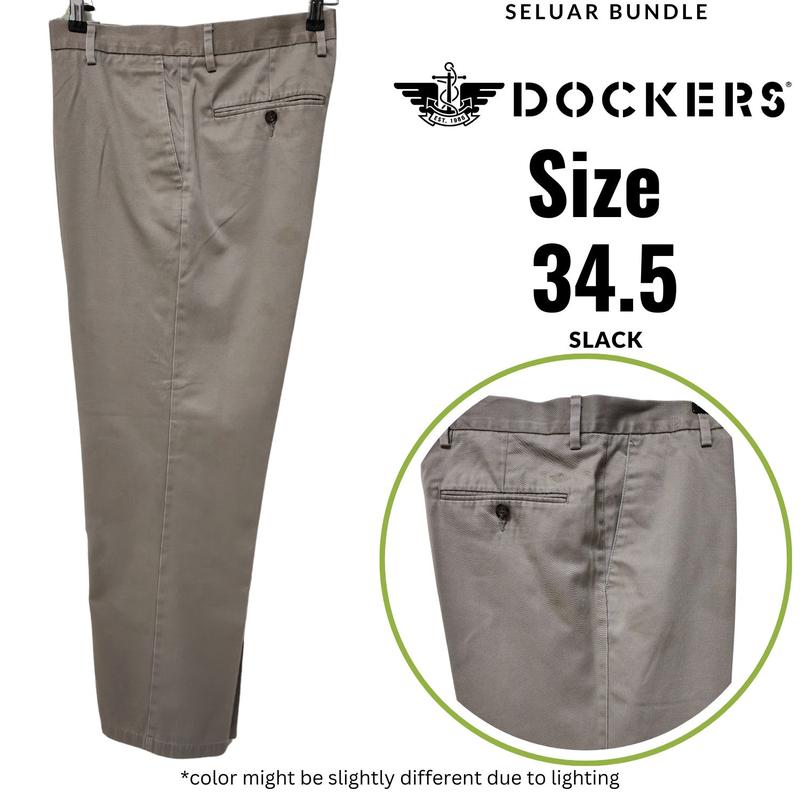 Seluar Lelaki Slack Bundle Beige Size 34.5 D00029 - TikTok Shop Malaysia
