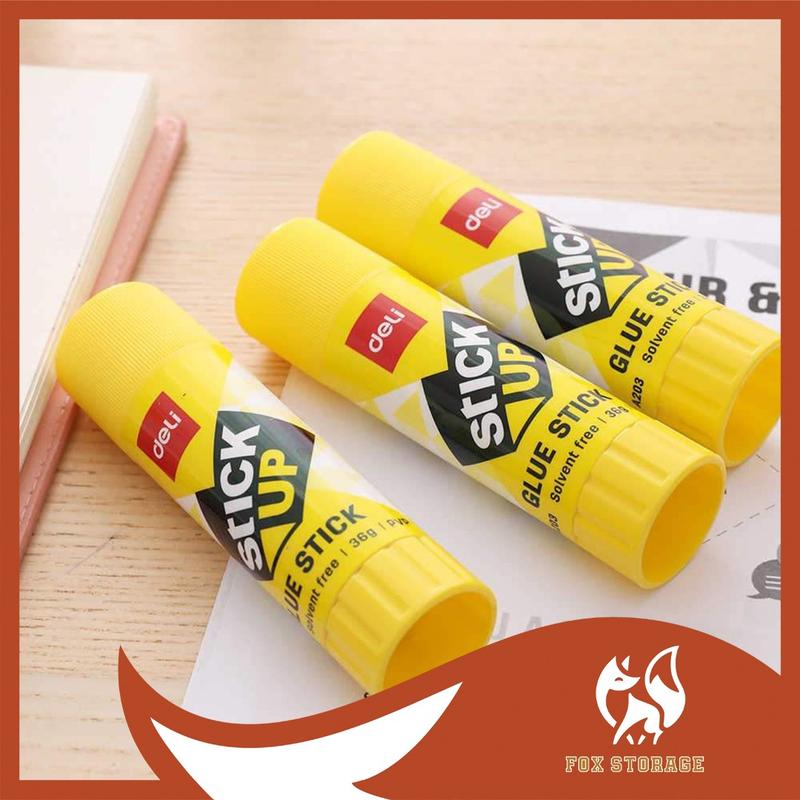 FOX STORAGE Deli Glue Stick Adhesive Roller Glue Dot Tape Animal ...