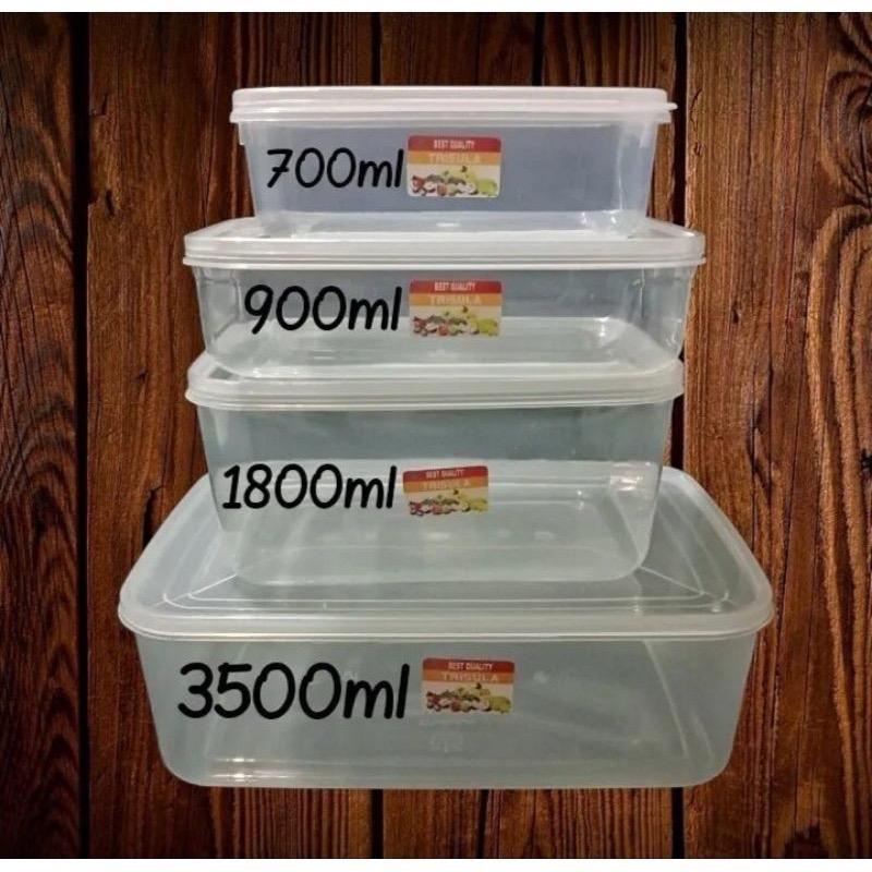Tempat makan trisula/toples trisula/lunch box/toples ukuran 700 - Shop ...