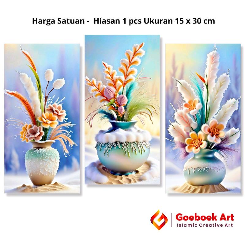 Vas 01 - Hiasan Dinding Satuan Tema Vas Bunga Aesthetic Hiasan Rumah ...