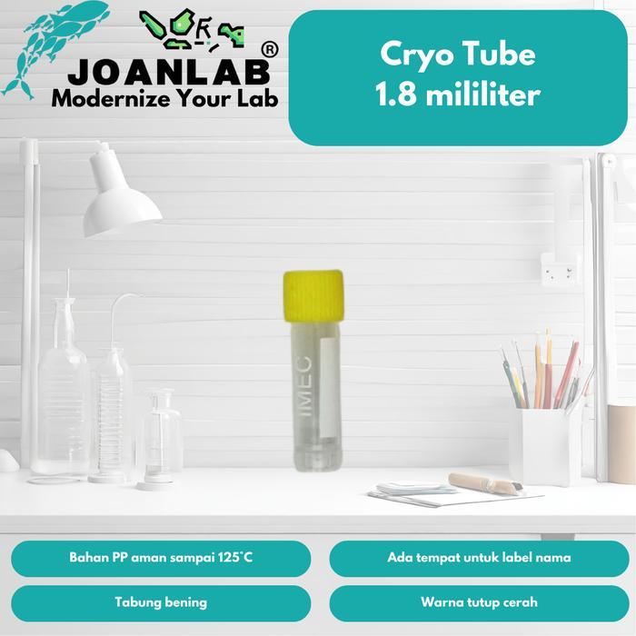 Jual JOANLAB Cryo Tube Tabung Sample 1.8/5 ml mililiter Cryovial ...
