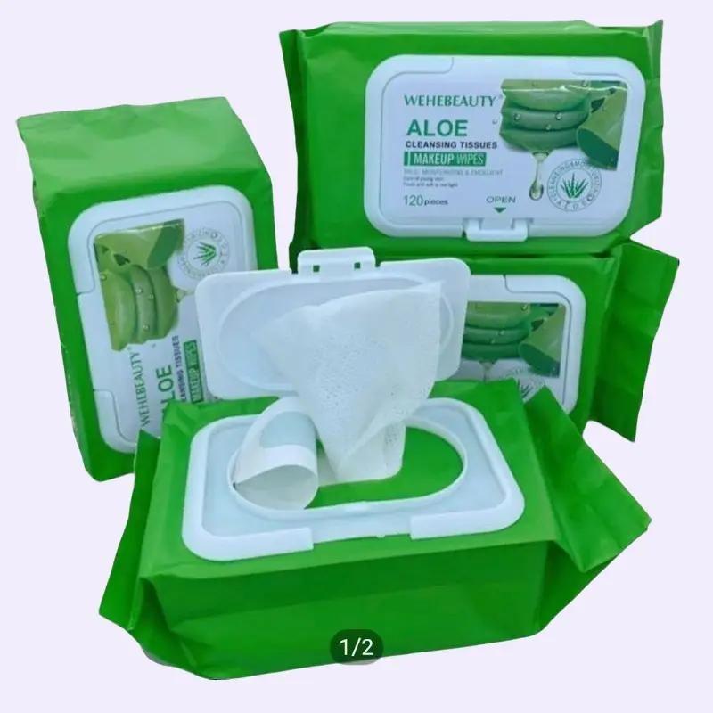 Cleansing Tissues 120 pcs Wehebeauty Aloe Vera Makeup Remove - TikTok ...