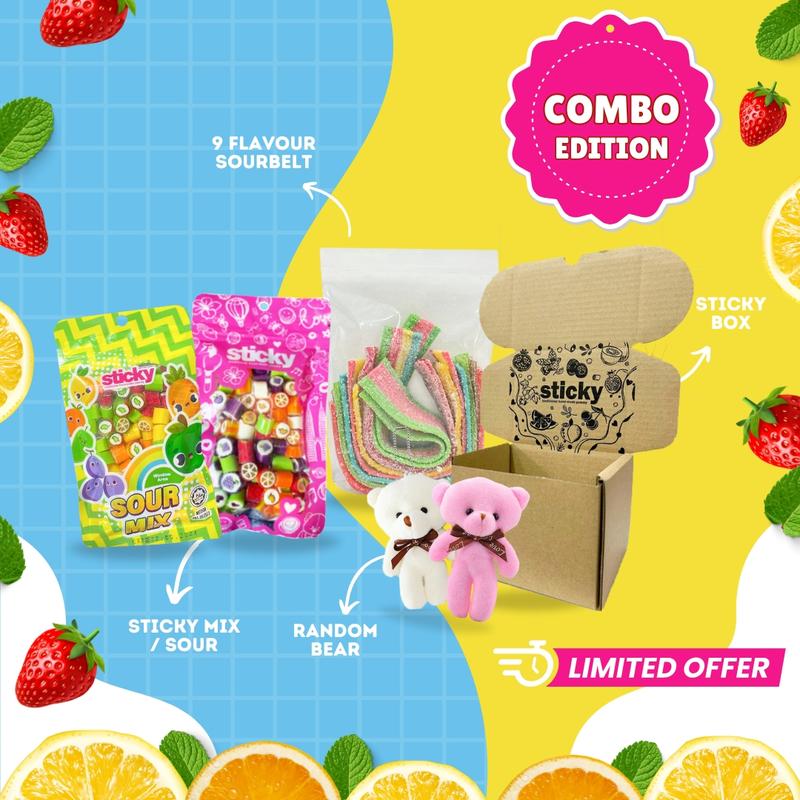 Combo Sticky And Sour Belt Gula Viral Sweet Candy Masam Mani - TikTok ...