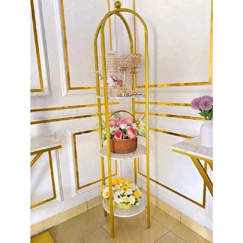 Rak Sangkar Sudut Gold Minimalis dengan Desain Menarik - Ra - Shop ...