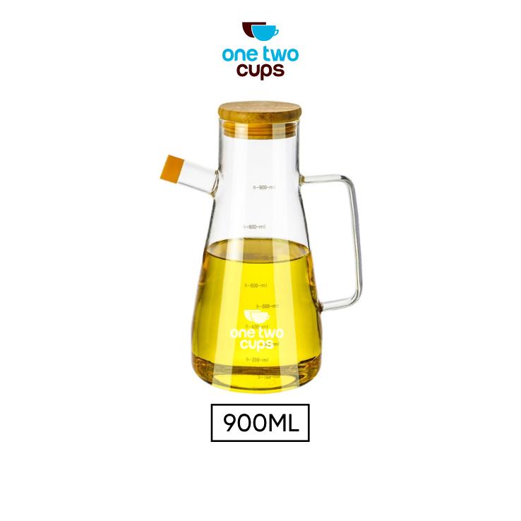 One Two Cups Botol Minyak Borosilicate Glass Oil Pot 900ml - - Shop | Tokopedia