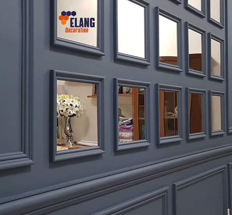 BINGKAI MOULDING KAYU KACA CERMIN PERSEGI / DEKORASI DINDING - Shop ...