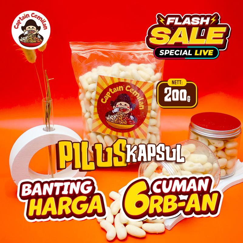 200gr -Pilus ORIGINAL Captain cemilan Bandung (FLASH SALE) Food - Shop ...