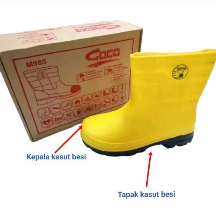 kasut kuning 3suku ada besi - TikTok Shop Malaysia