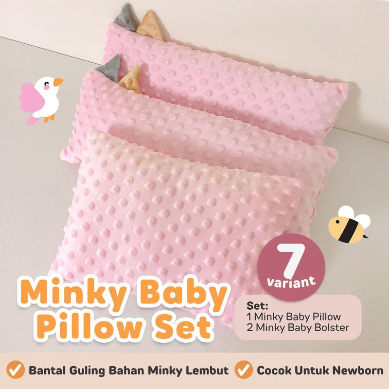 Aruna - baby pillow set minky - bantal set bayi lembut empuk - Shop ...