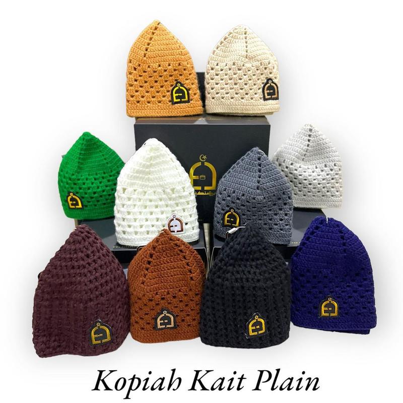 Kopiah Kait Plain Hand Made - Traditional Muslim Hat - TikTok Shop Malaysia